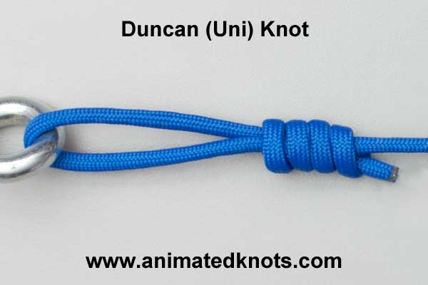 Duncan (Uni) Knot | How to tie a Duncan (Uni) Knot