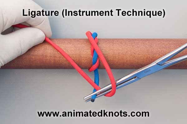 Surgical Ligature, Instrument Technique in Knot List Life.