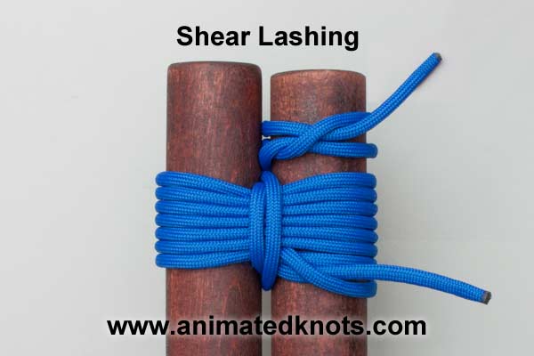 Shear Lashing | How to Make a Shear Lashing