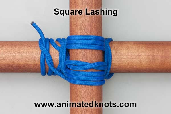 Square Lashing | How to Make a Square Lashing