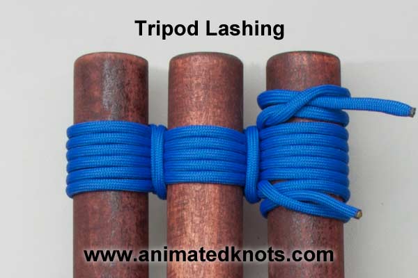 Tripod Lashing | How to Make a Tripod Lashing